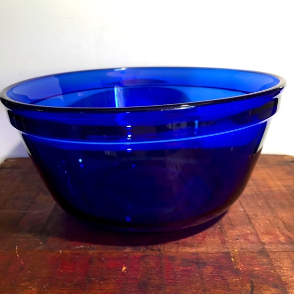 Anchor Hocking | Kitchen | Anchor Hocking Cobalt Blue Bowl 25 Quart ...